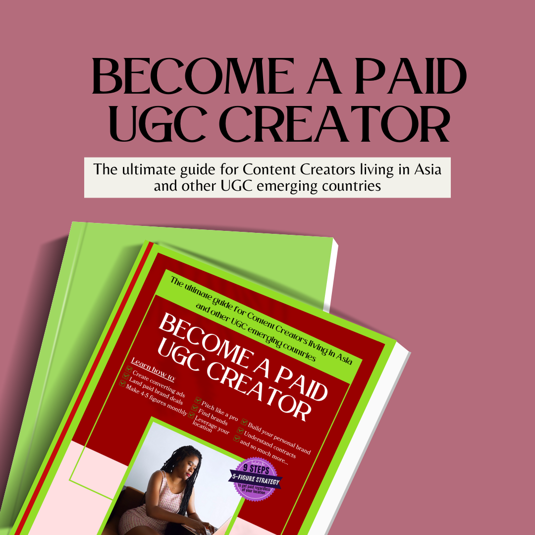 Become a paid UGC creator